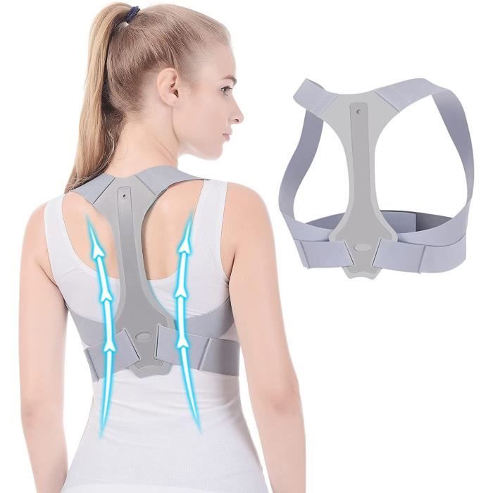 Correcteur de Posture - Dos - Réglable - Soulagement Douleurs Dorsales ...