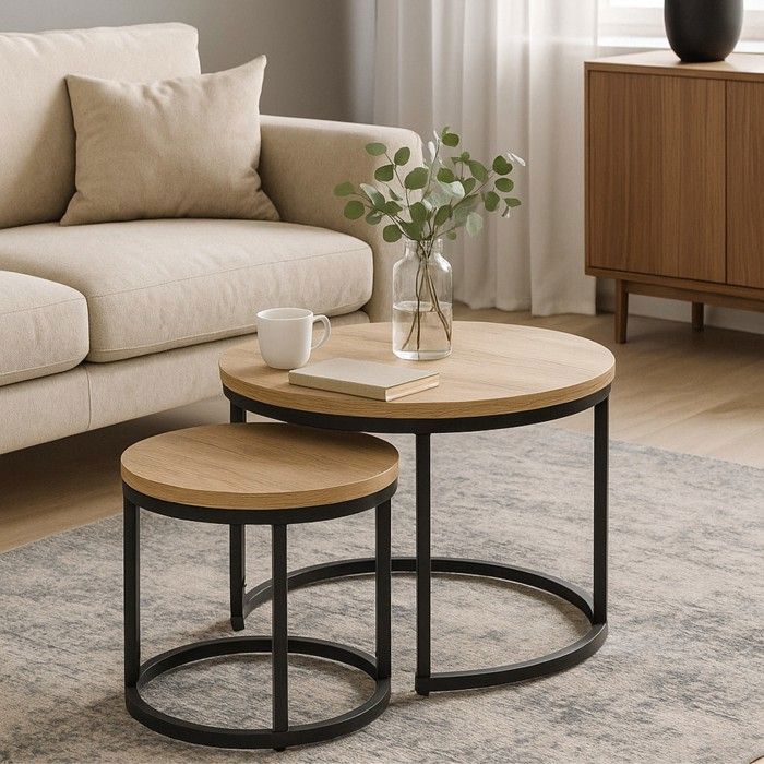 Table Basse Ronde Gigogne