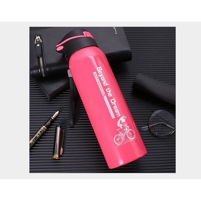 Gourde - Bouteille isotherme,Bouteille isotherme en acier inoxydable de ...