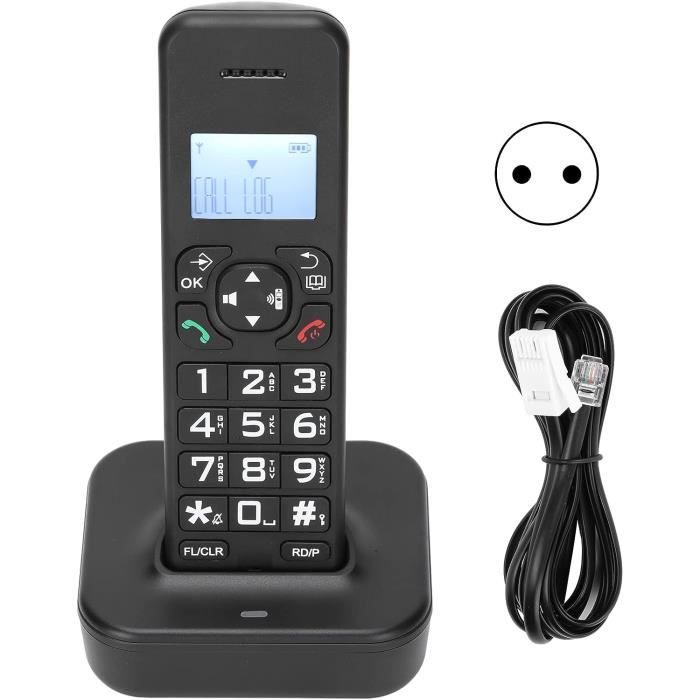 Téléphone Fixe,Téléphone Numérique Sans Fil,Téléphone D'Appel Mains ...
