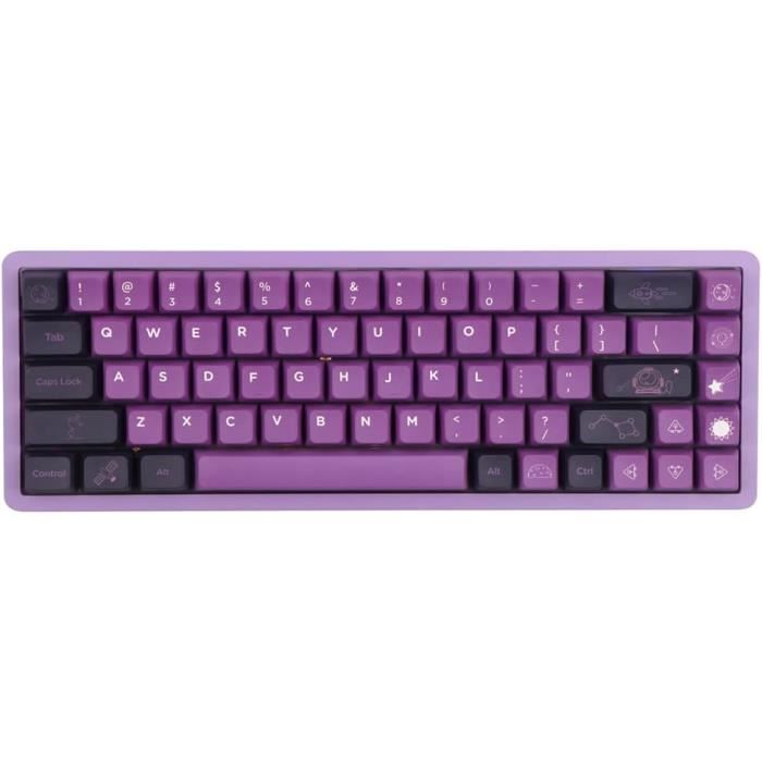 Space Travel 147 Keys Iso Keycaps, Mda Profil Ansi-Iso Pbt Dye ...