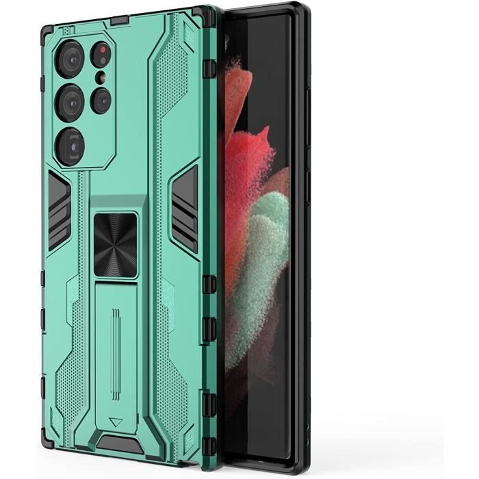 Coque Samsung Galaxy S22 Ultra 5G avec Béquille [Qualité Militaire Anti ...