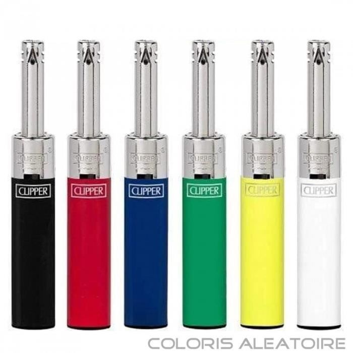 Lot de 6 Allume gaz Clipper Mix Couleur - Cdiscount Maison
