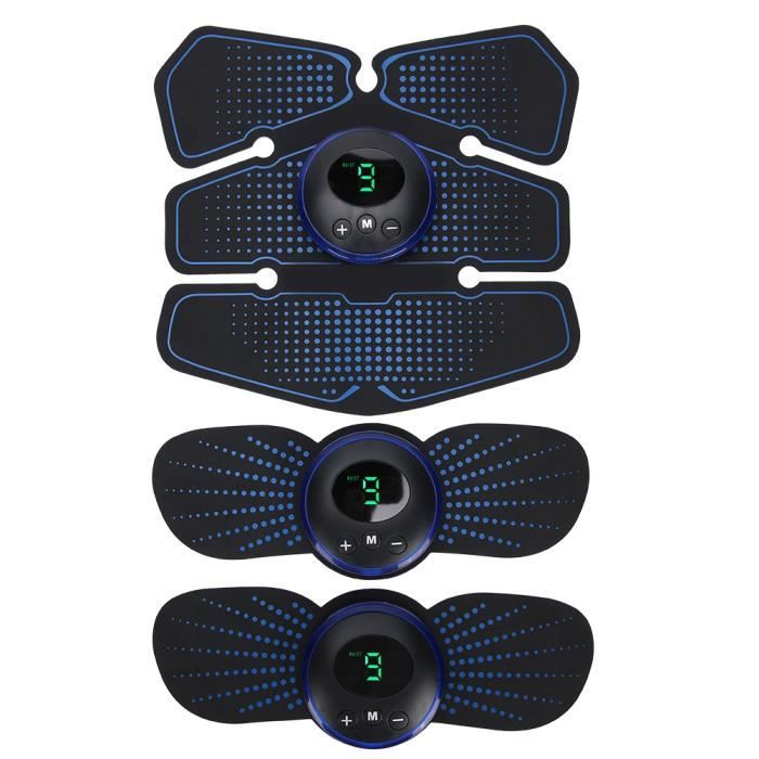 Patch Musculaire Abdominal EMS Ménage Stimulateur d'Entraînement de ...