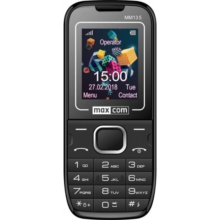 Maxcom Classic Mm135 Negro Azul Móvil Senior Dual Sim 1.77`` Cámara De ...