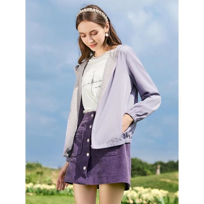 TRENCH femmes Temperament lache et elegant Design populaire chic leger ...