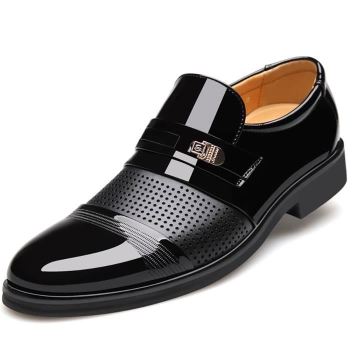 Chaussures Été Ajouré pour Hommes en Cuir Microfibre de Qualité ...
