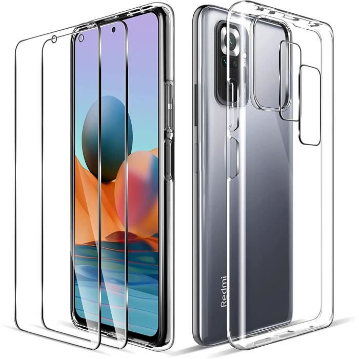 Coque et Verre Trempé - New&Teck - Xiaomi Redmi Note 10 Pro/Max ...