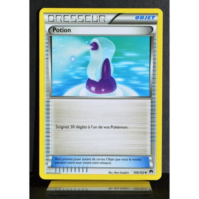 Carte Pokémon 106-122 Potion XY09 - Rupture Turbo NEUF FR - Cdiscount ...