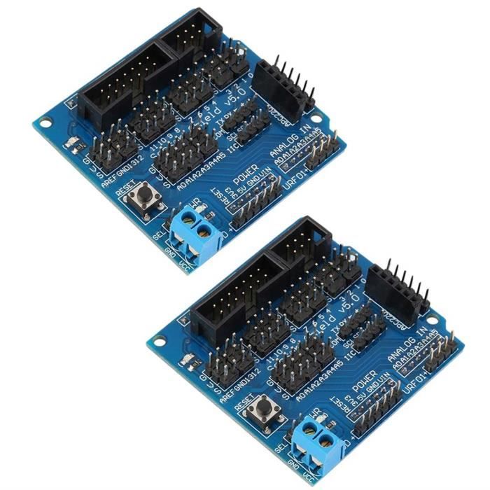 2Pcs Uno R3 V5 Sensor Shield Sensor Expansion Board V5 For Arduino Uno R3 Electronic Building ...