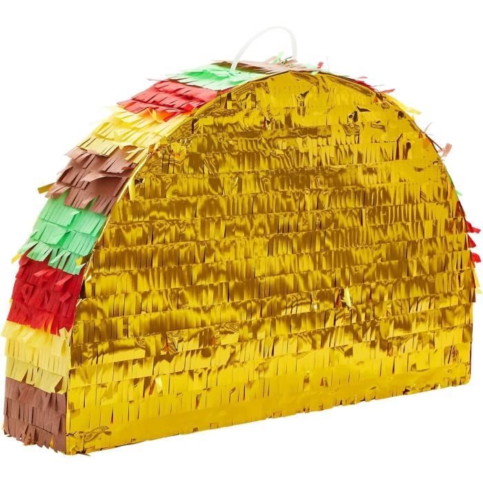 Petite Pinata en Forme de Taco pour Fête d'Anniire, Fiesta Mexicaine ...