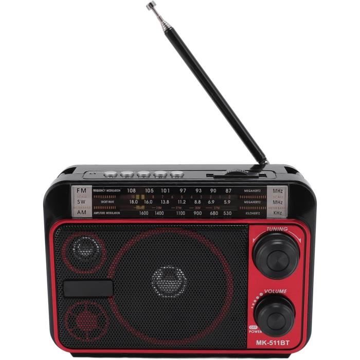 Radio Fm Am Sw Avec Bluetooth, Usb Et Alimenté Par Batterie Avec ...