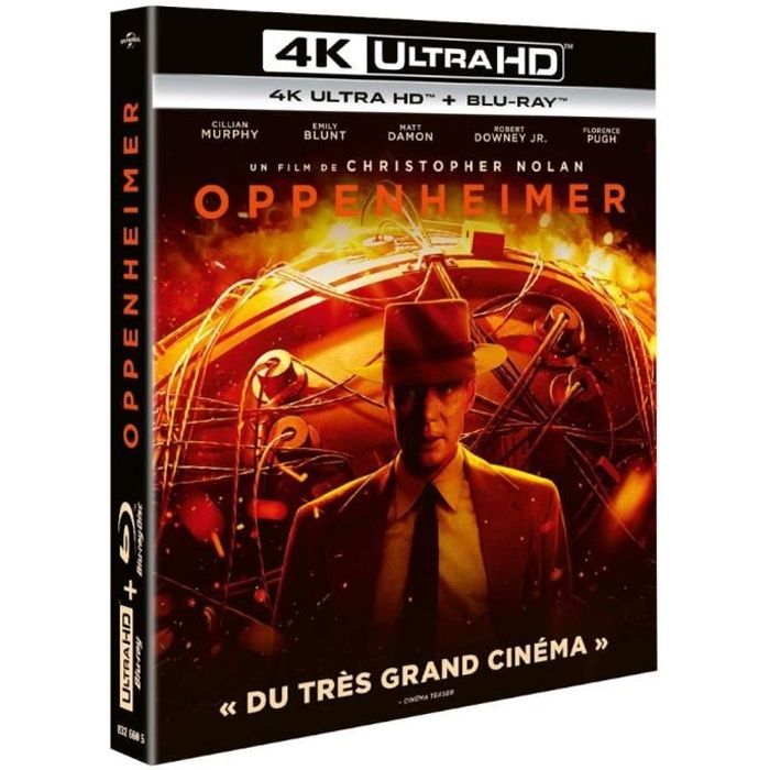Oppenheimer Combo Blu-ray 4K + Blu-ray - Cdiscount DVD