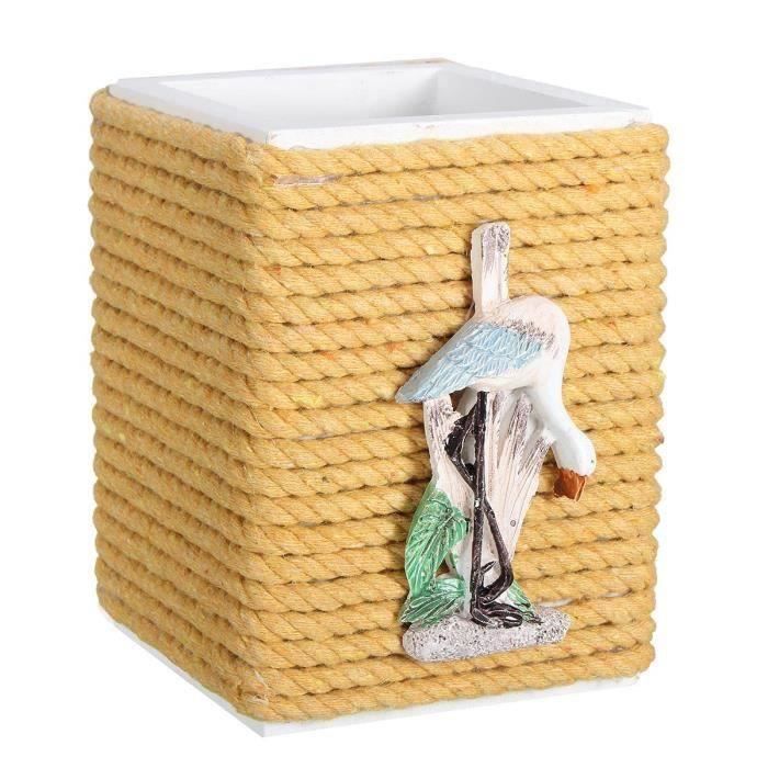 Pot A Stylo Crayons Méditerranéen stylo en bois Porte-conteneur QK87145 ...