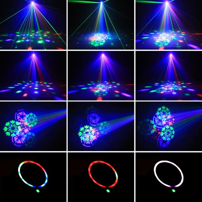 HOLDLAMP 120W Lyre LED RGBW DMX Beam Gobo Avec Bande Lumineuse RGB et ...