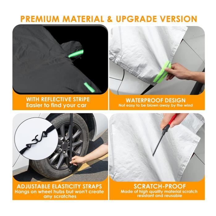 Housse de Protection Voiture - Universel - Étanche - Anti Givre - Anti ...