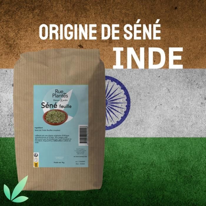 Séné 1kg - Feuilles Coupées de Qualité - Cdiscount Maison