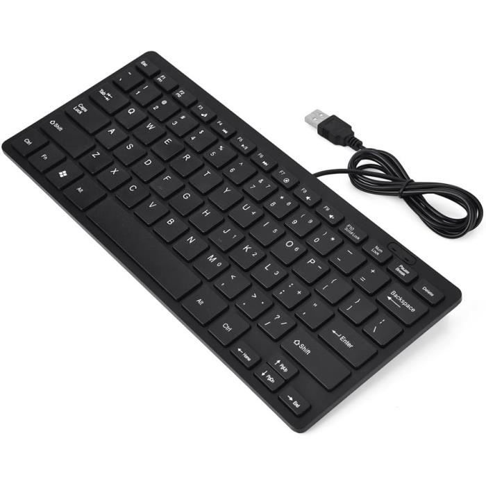 Clavier Gaming Ultra-Mince Clavier De Jeu Usb Filaire Clavier Gamer ...