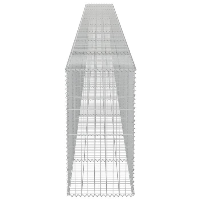 Mur à gabion en acier galvanisé 900x50x100cm - ZERODIS - pour ...