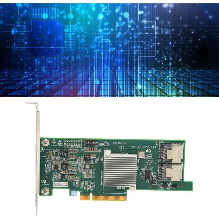 Carte De Matrice Pci E X8, Carte De Matrice De Disques Pci E X8, Prise En Charge De L'Interface ...