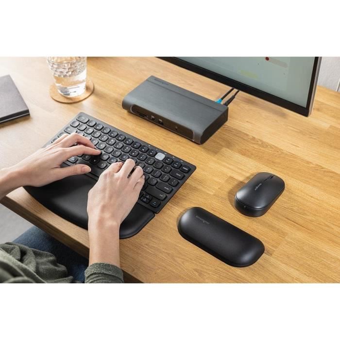 K75502Fr Mini Clavier Azerty Sans Fil Compact Multi-Appareil Avec ...