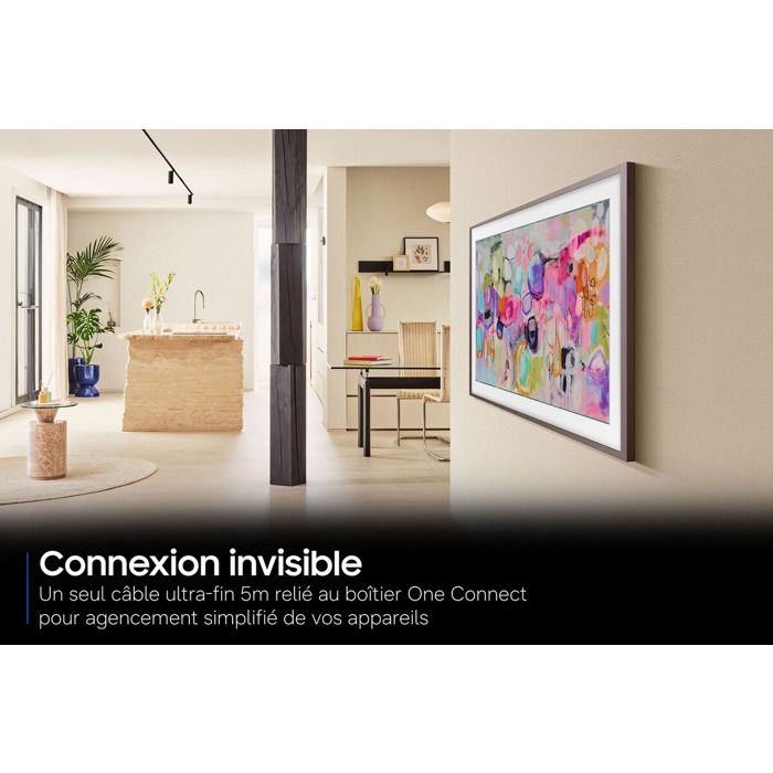 TV LED Samsung The Frame QLED TQ55LS03H 138 cm 2026 - Cdiscount TV Son ...