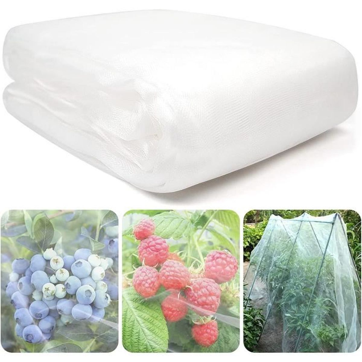 Filets pour Jardin,3 m x 5m Filet Anti Insecte,Filet Protection ...