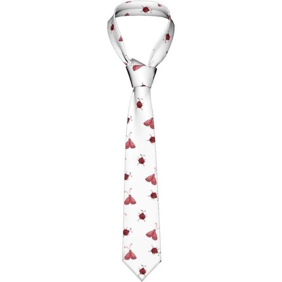 Motif De Coccinelles Rouges Aquarelle – Cravates Fines Décontractées ...