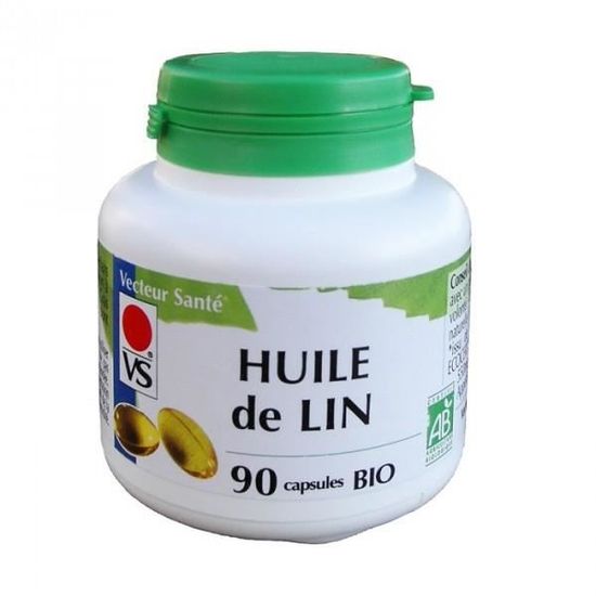 Huile de lin 500 mg - 90 capsules - Cdiscount Santé - Mieux vivre