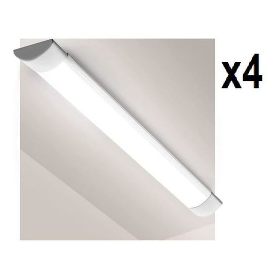 Reglette LED - TYCOLIT - REF BD03 - 120 cm - 40W - 4 ampoules ...