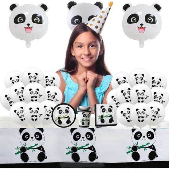 Décoration Anniversaire Panda Anniversaire Vaisselle Fête D ...