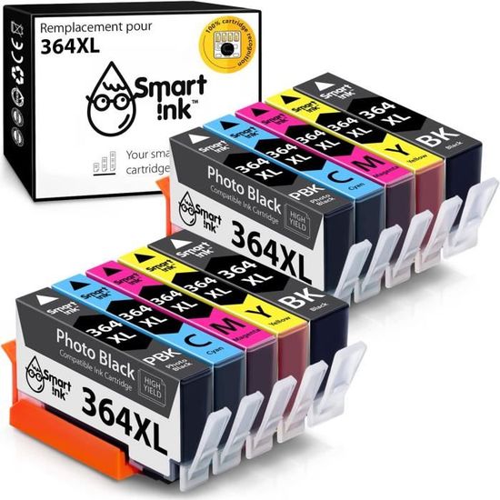 Cartouche D Encre Compatible Pour Hp 364 Xl 364Xl High Yield 10 Pack (2 ...