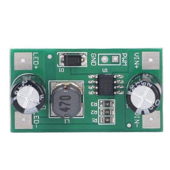 Module pilote LED - VBESTLIFE - DC vers DC - Entrée 5-35V - Sortie 350mA - Gradation PWM ...