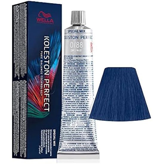 WELLA Koleston Perfect Me + 0/88, bleu intense, 60 millilitres ...