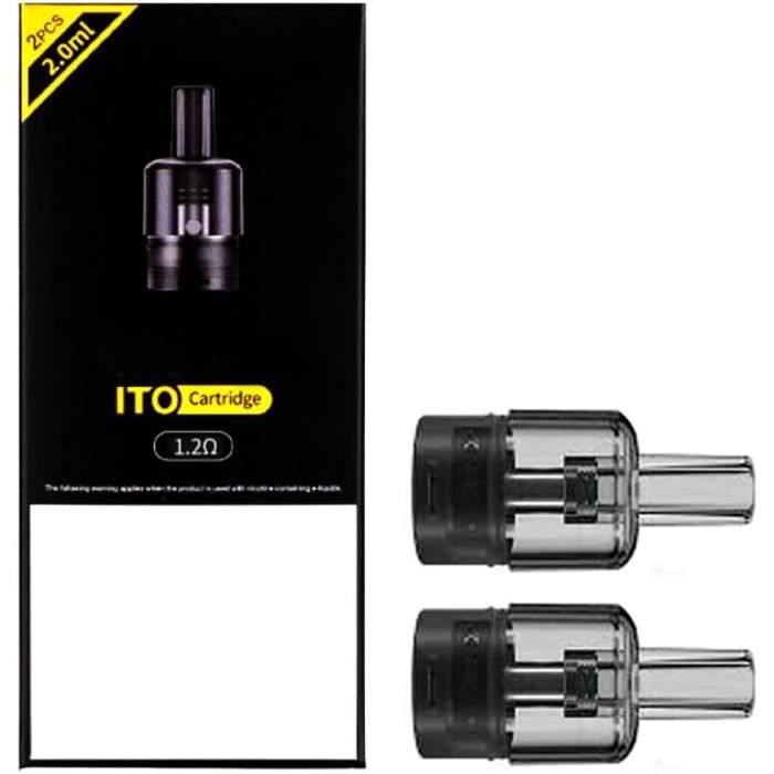 Cartouche VOO-POO ITO POD (1,2 ohm × 2), vaporisateur à cartouche de 2 ...