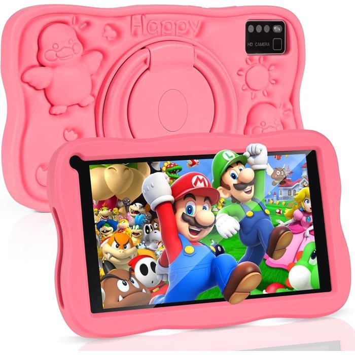 Tablette Enfants 7 Pouces Android Tablette Pour Enfant Avec 8Gb Ram+ ...