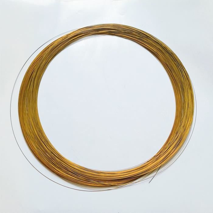 Câble-fil en alliage de Nickel et titane Nitinol - Violet, Bleu, Jaune ...