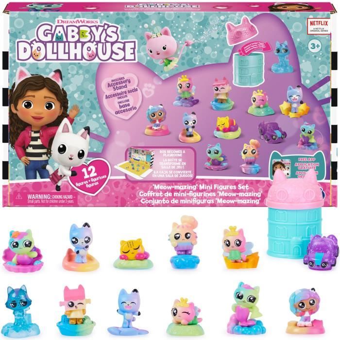 Ensemble de figurines Gabi's Cat House Cat Figure Set - DOLLHOUSE - 12 ...