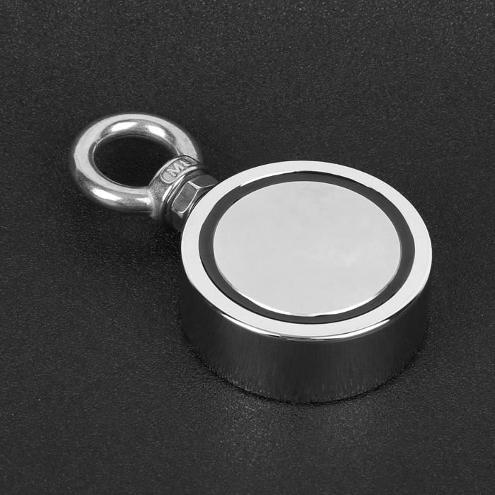 EJ.life Aimant de pêche Crochet Magnétique Outil de Pêche à Aimant ...