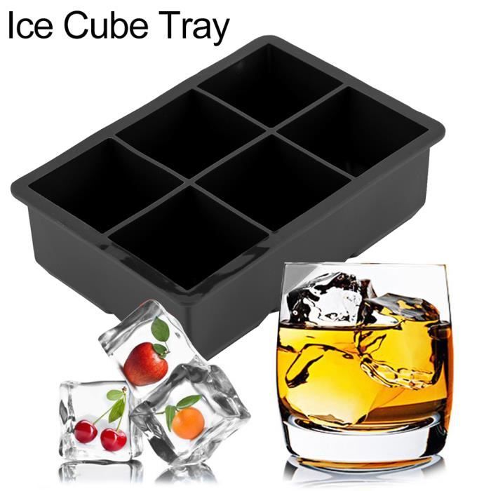 Bac à glaçons - FDIT - Silicone Ice Cube Maker - 6 Cavités - Non ...