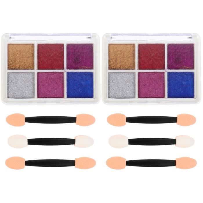 Poudre d'art 2 Ensembles Nail Art DIY POUDRE COSMETIQUE COLORME POUDRE ...