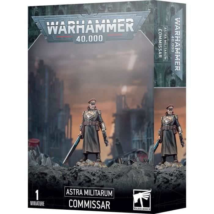 Figurine Games Workshop Warhammer 40k - Astra Militarum Comissaire 2023 ...
