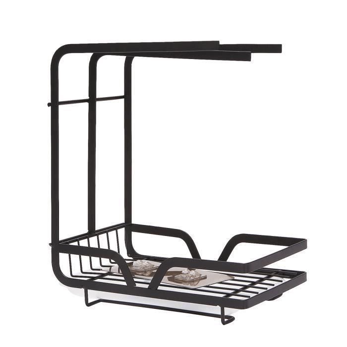 Star-1Pcs Kitchen Sponge Rack Holder Sink Shelf Organizer Rack Black ...