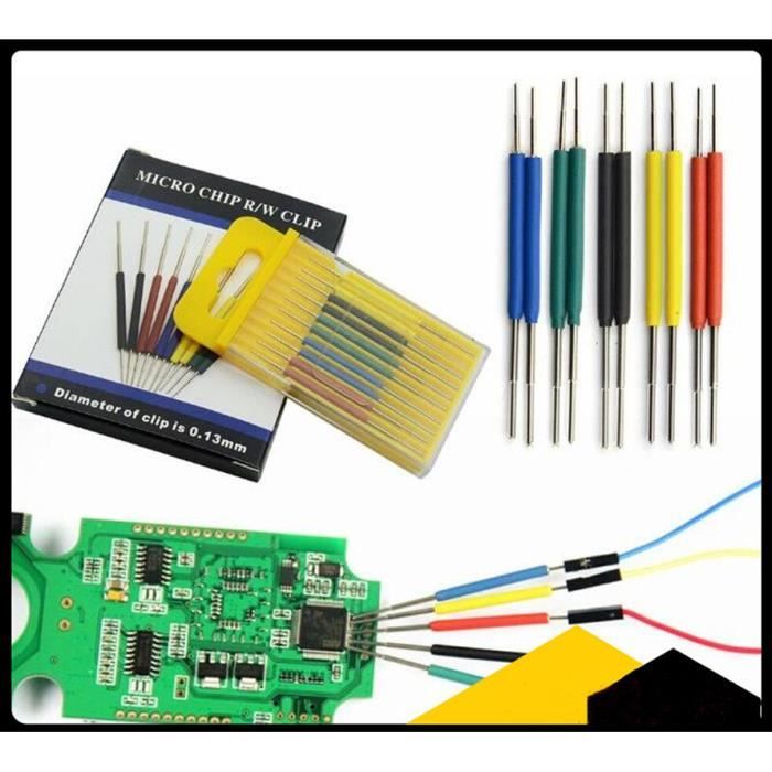 PINCE DE SERRAGE,Micro IC Clamp SOP SOIC TSSOP TSOP SSOP MSOP PLCC Qyen ...