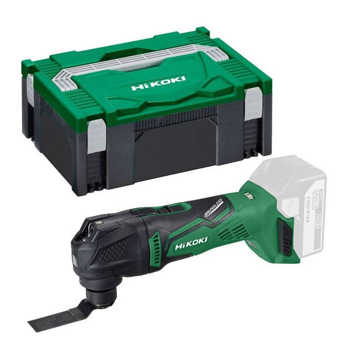 Outil multifonctions découpeur ponceur 18V (Produit seul) en coffret - HIKOKI CV18DBLW2Z ...