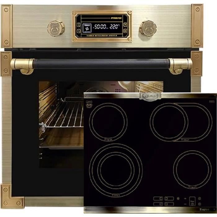 Kaiser Four Set EH 6427 AD+KCT 6385 Em, Retro Pyrolyse four encastrable ...