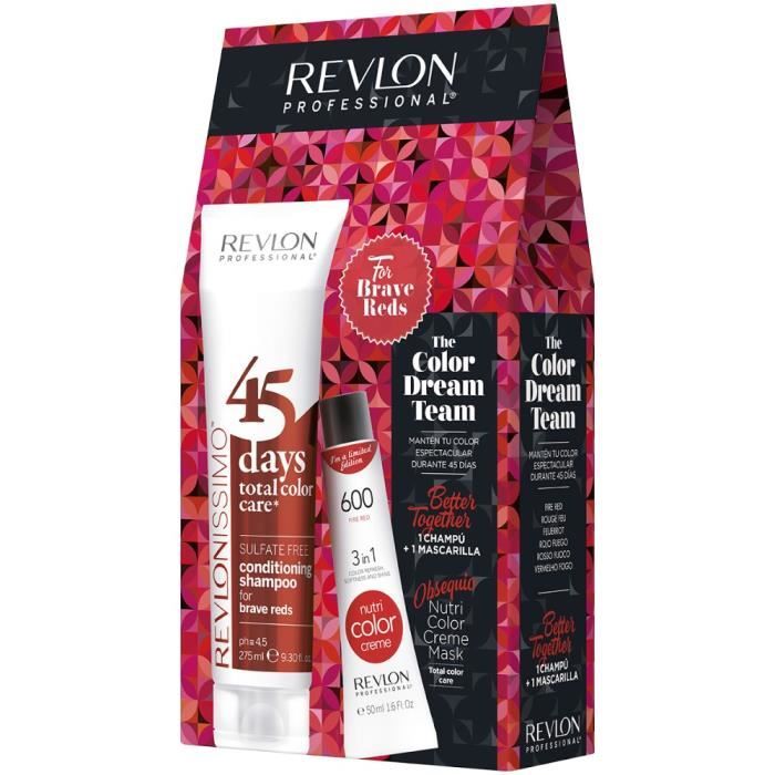 Duo pack 45 DAYS shampoing & soin repigmentant, Rouges, , Revlon ...