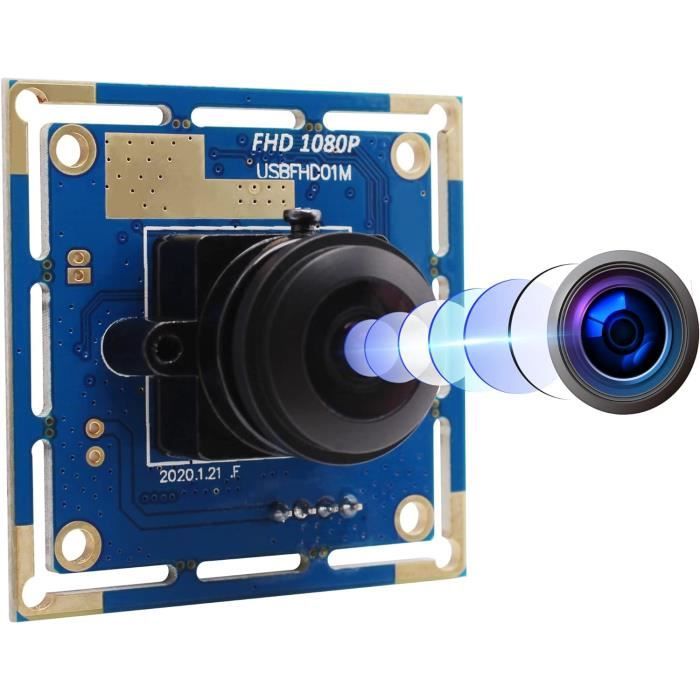 Module De Caméra Usb Grand Angle 180 ° Fisheye Caméra Full Hd 1080P ...