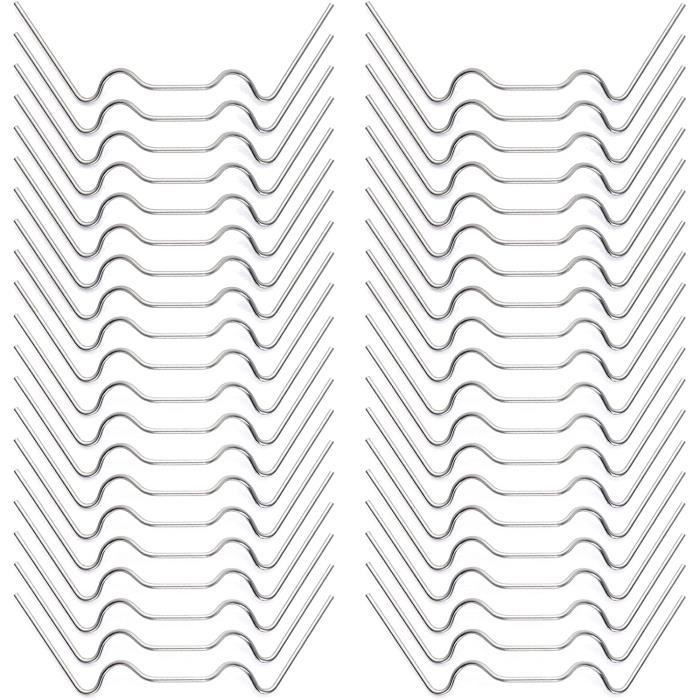 Serre Vitrage Clips,Type W Serre Pinces en Acier Inoxydable,Type W ...