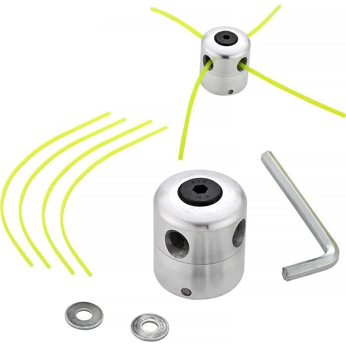 SWAWIS Tête de Débroussailleuse Universelle Alm Fils Tête Coupe-Bordure Tête Double Fil Bobine ...